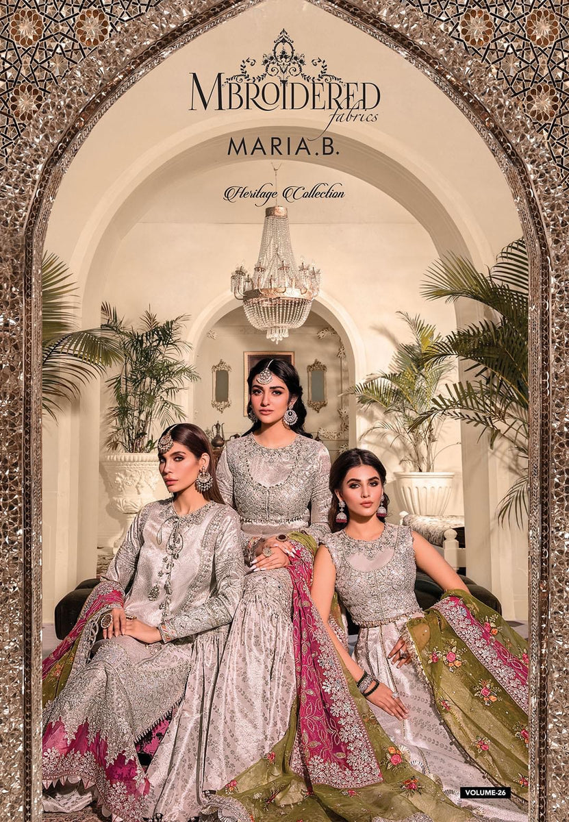 Maria B Heritage Suit Edition | 2023 – FashionistAmna