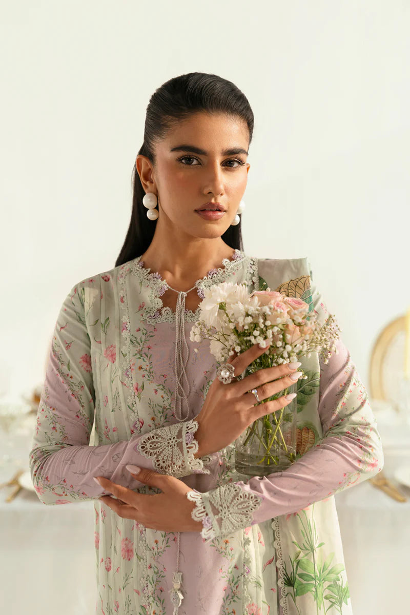 Qalamkar Qprints unstitched lawn suits - 2025 - Lira – FashionistAmna